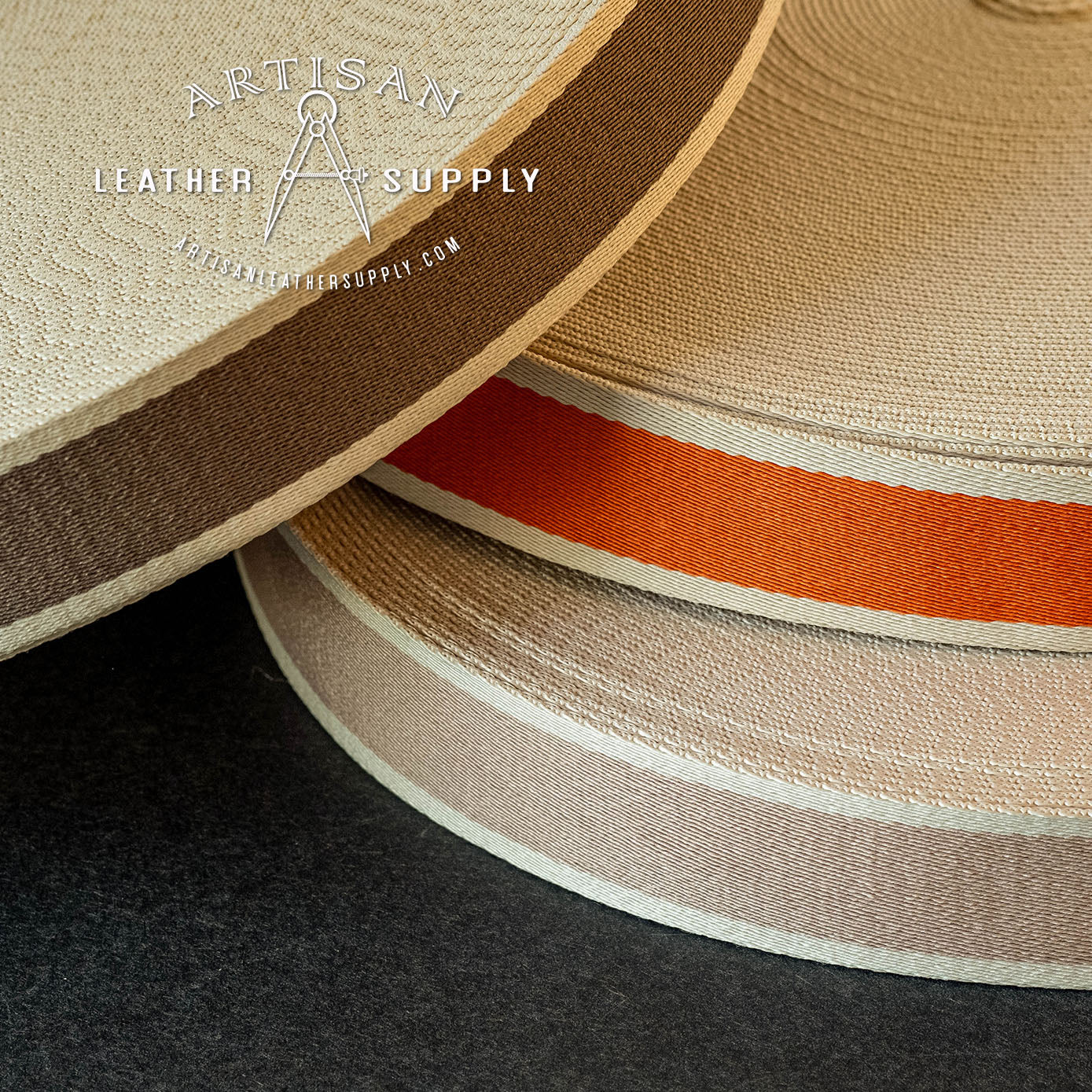 Premium 38mm Webbing - Stripe – artisan leather supply