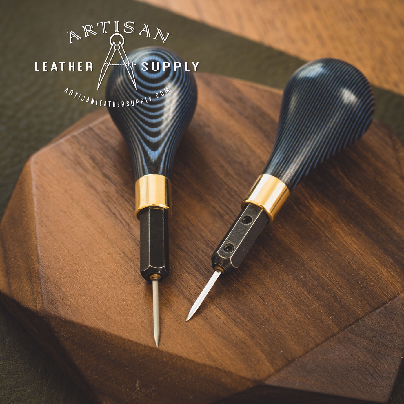 STITCHING AWL - INTERCHANGEABLE BLADE - G10 – artisan leather supply