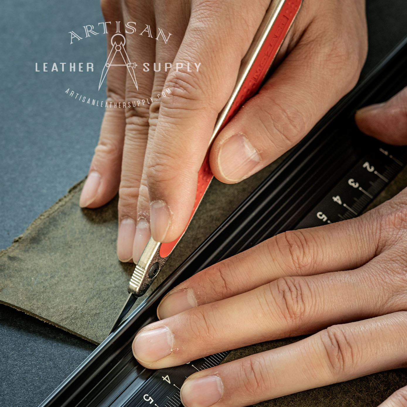 Safeguard Cutting Ruler – artisan leather supply