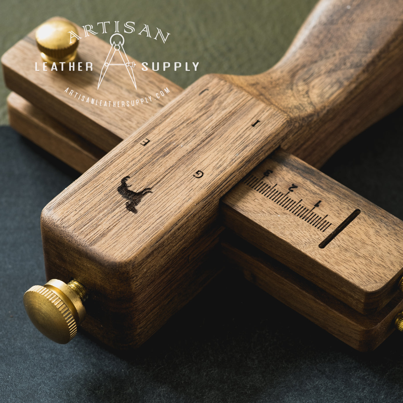 Leather Strap Cutter - Walnut – artisan leather supply